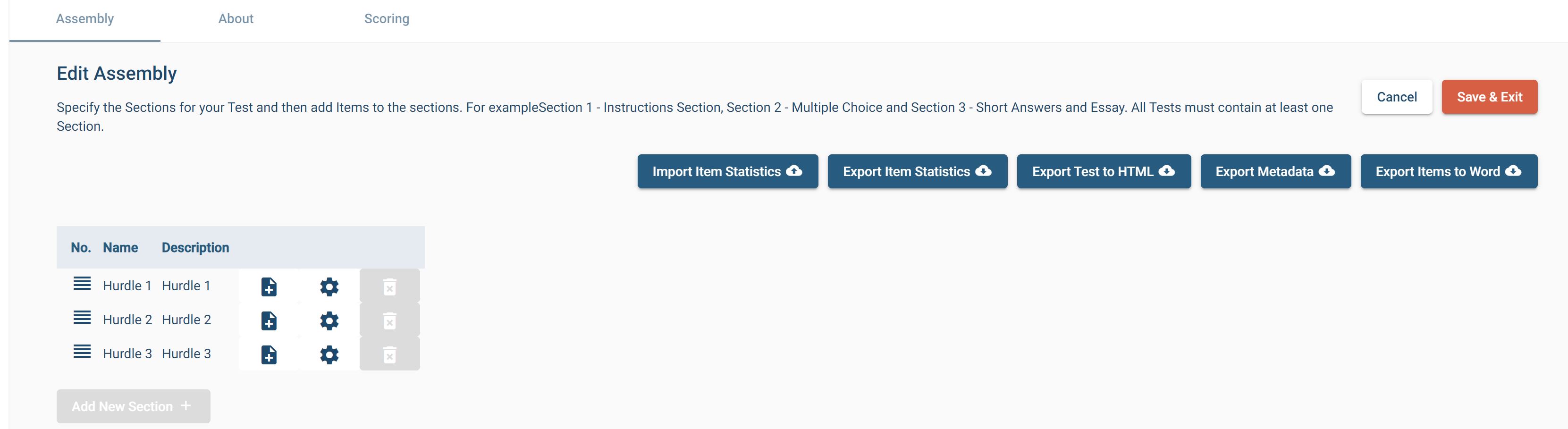 Multiple Hurdle Test – Assessment Systems