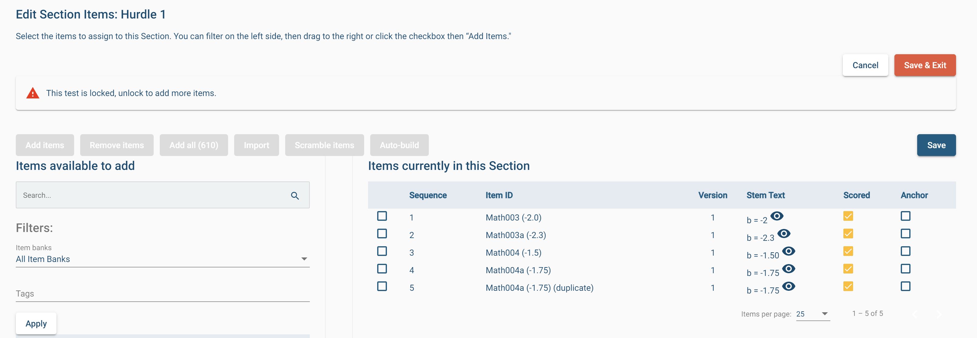 Multiple Hurdle Test – Assessment Systems