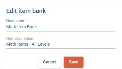 Creating a New Item Bank – Assessment Systems